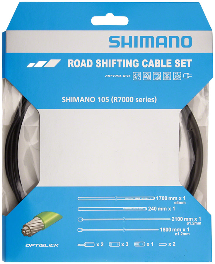 Bike Derailleur Cables Shimano Optislick MTB Derailleur Cable & Housing ...
